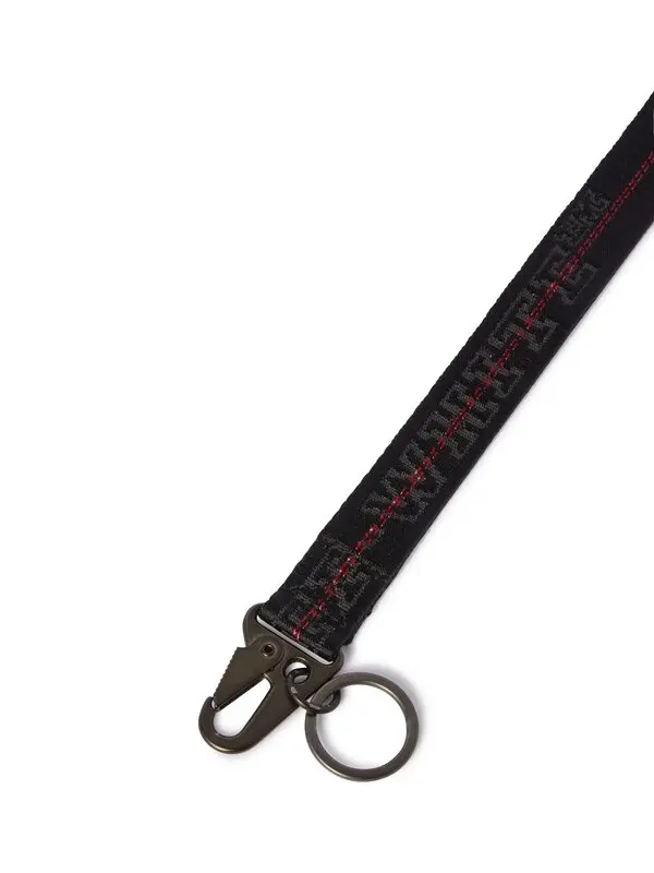 Off-White Logo-jacquard Keychain