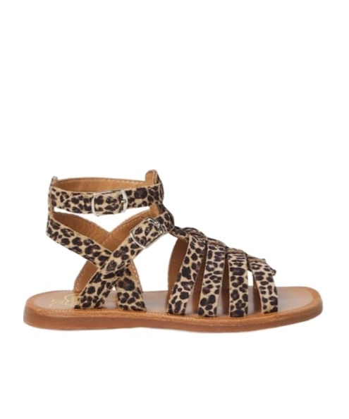 POM D'API Plagette Gladiator Suede Sandals