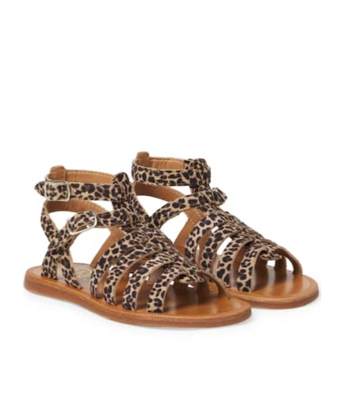 POM D'API Plagette Gladiator Suede Sandals