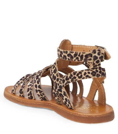 POM D'API Plagette Gladiator Suede Sandals