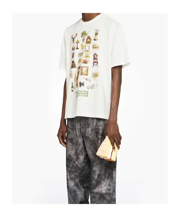 J.W.ANDERSON Jw Anderson Diorama-printed T-shirt - White