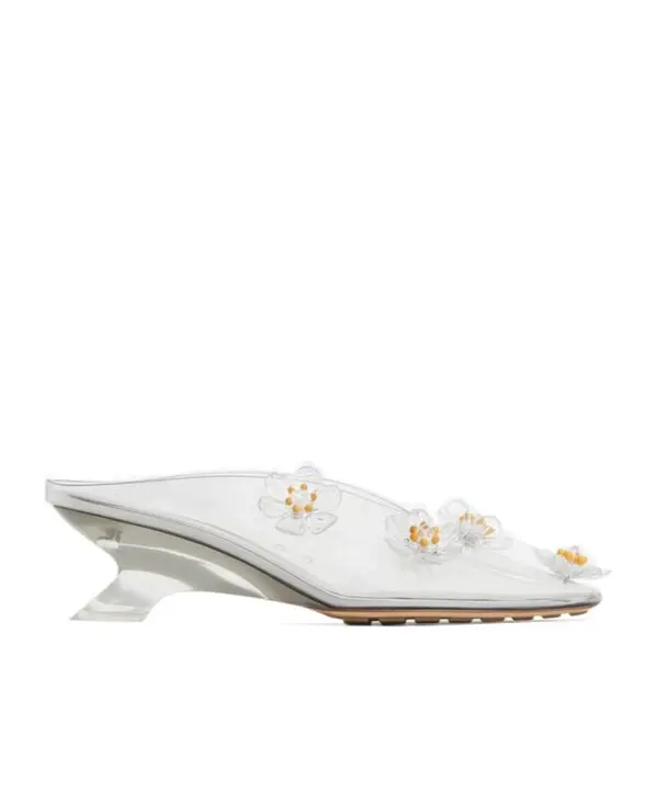 Bottega Veneta Jet Mules - Glass