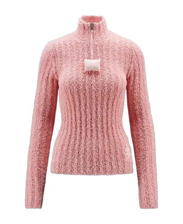 Moncler Cotton Bouclé Jumper - Pink