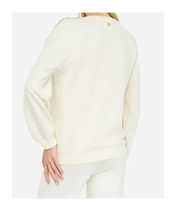 Liu Jo Embellished Crewneck Sweatshirt