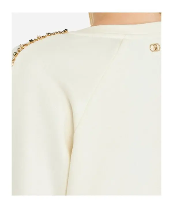 Liu Jo Embellished Crewneck Sweatshirt