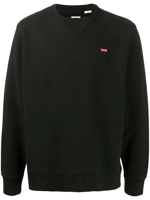 LEVI'S S S 359090003 Cotton Sweatshirt - Black