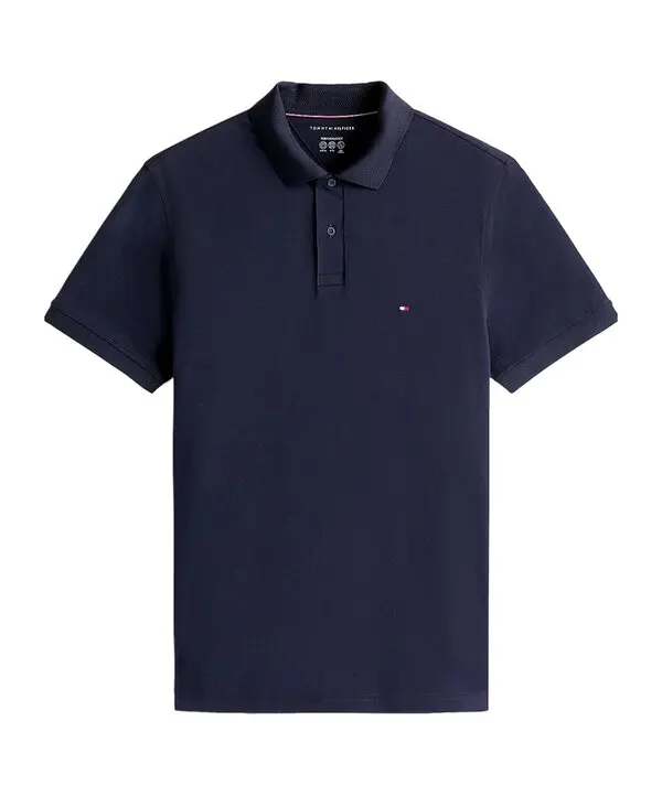 Tommy Hilfiger Logo Polo Shirt - Black