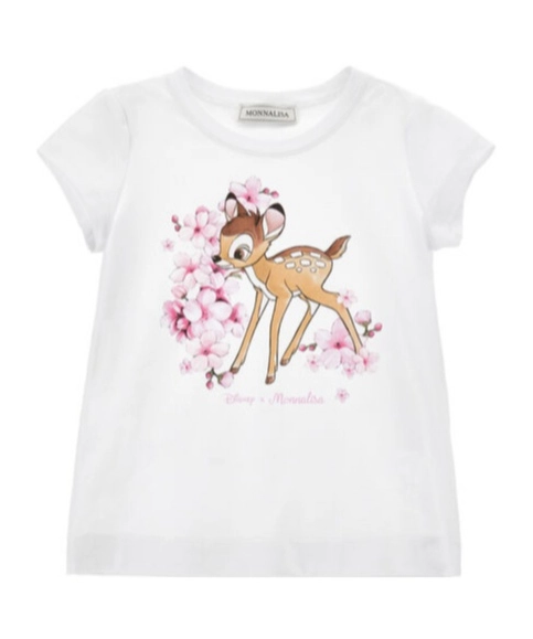 Monnalisa X Disney Graphic-print T-shirt - White