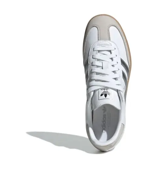ADIDAS ORIGINALS Samba Og Lace-up Sneakers - Cloud White/silver/gray
