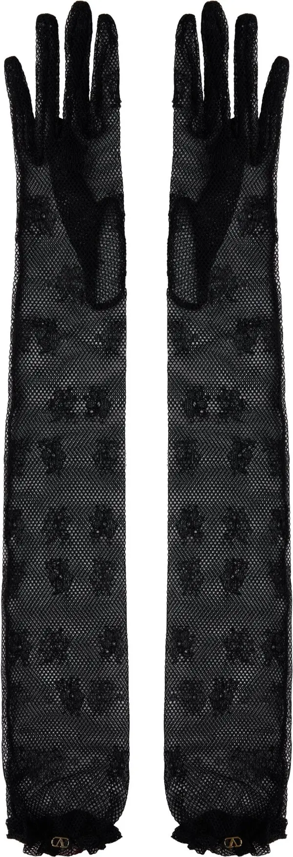 Valentino Garavani Vlogo Signature Gloves - Black