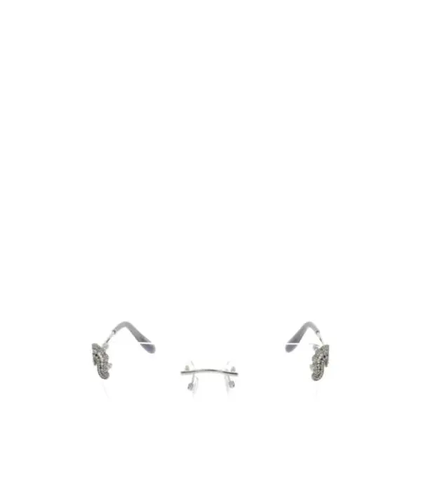 Chopard Square Frame Glasses - White