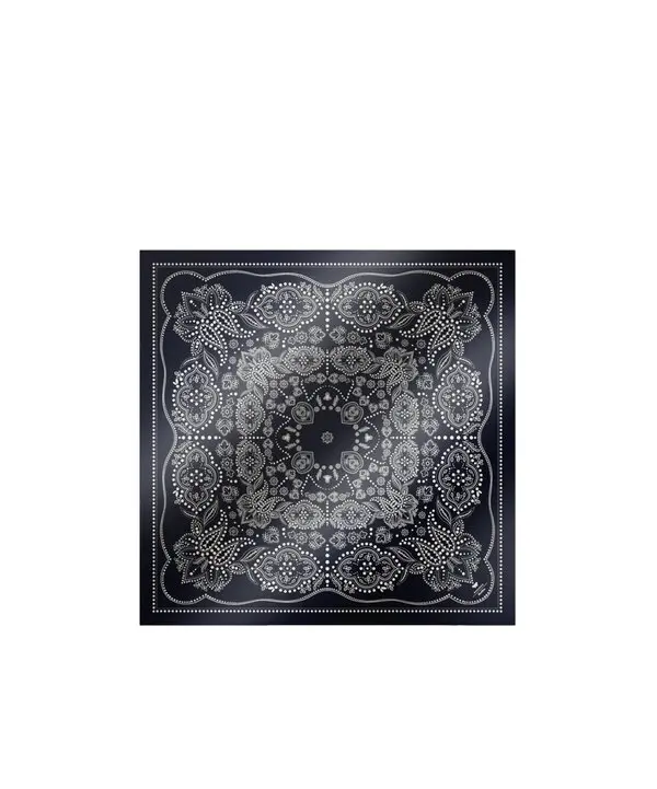 Max Mara Square Silk Scarf - Midnight Blue
