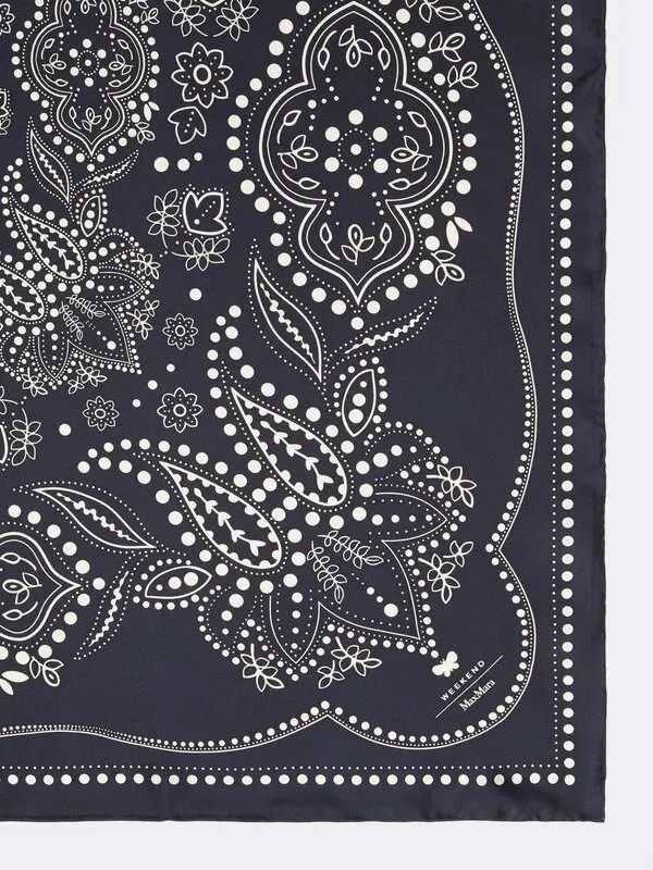 Max Mara Square Silk Scarf