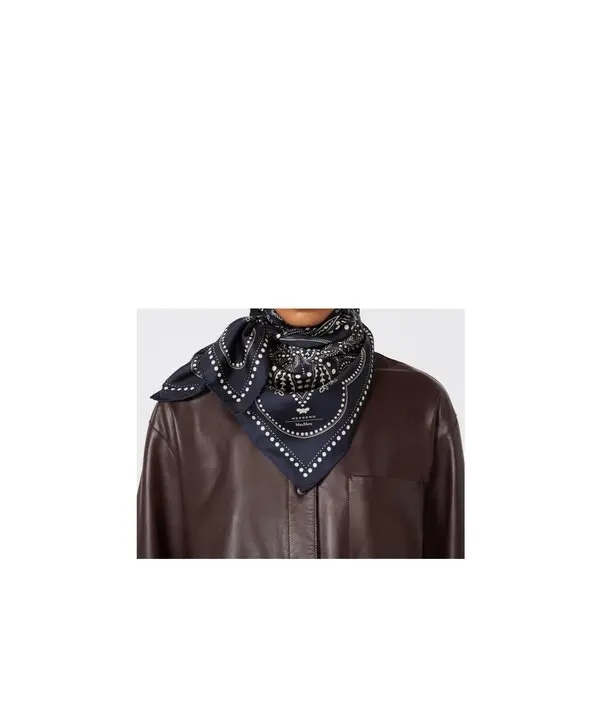 Max Mara Square Silk Scarf