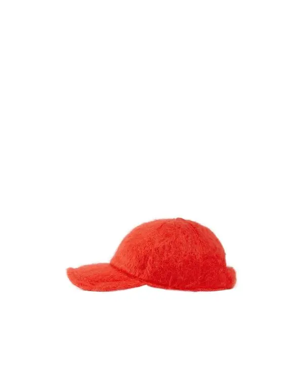 Gucci Double G Mohair Baseball Cap
