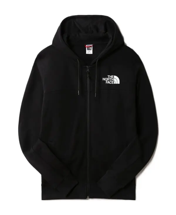 The North Face Logo-print Zip-up Hoodie - Black