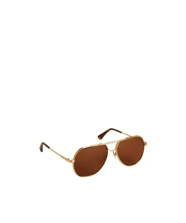 GOLDEN GOOSE Aviator Frame Sunglasses - Gold