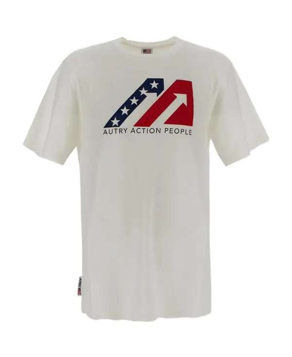 AUTRY Graphic Printed Crewneck T-shirt - White