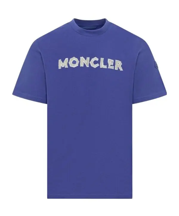 Moncler Short Sleeve T-shirt - Blue