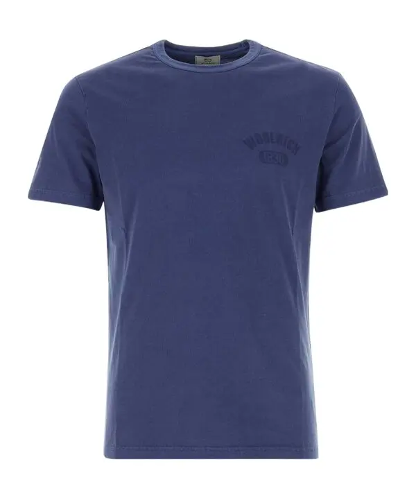 Woolrich Crewneck Short-sleeved T-shirt - Blue