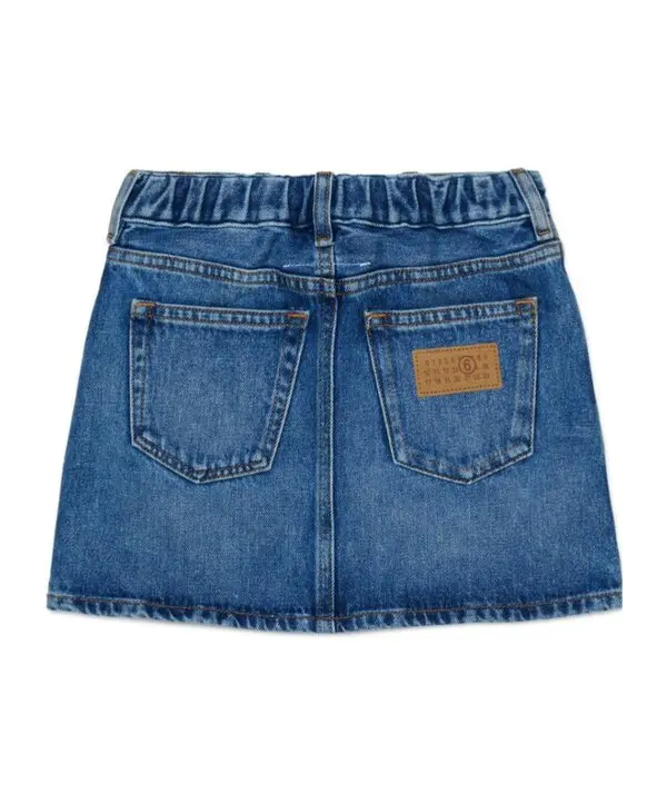 MAISON MARGIELA Contrasting Pocket Denim Skirt
