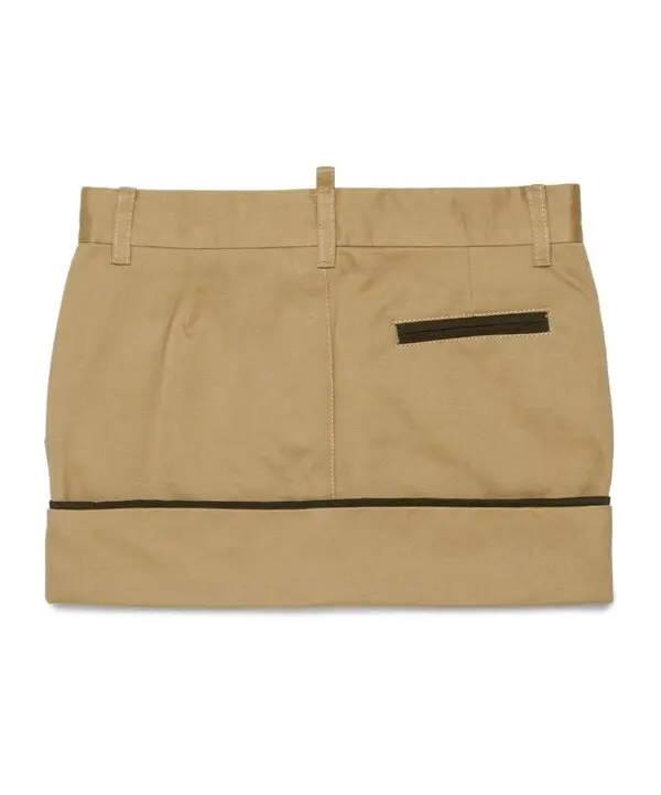 Dsquared2 Logo-print Flap-pocket Skirt