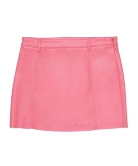 Marni Logo-embossed Skirt - Pink