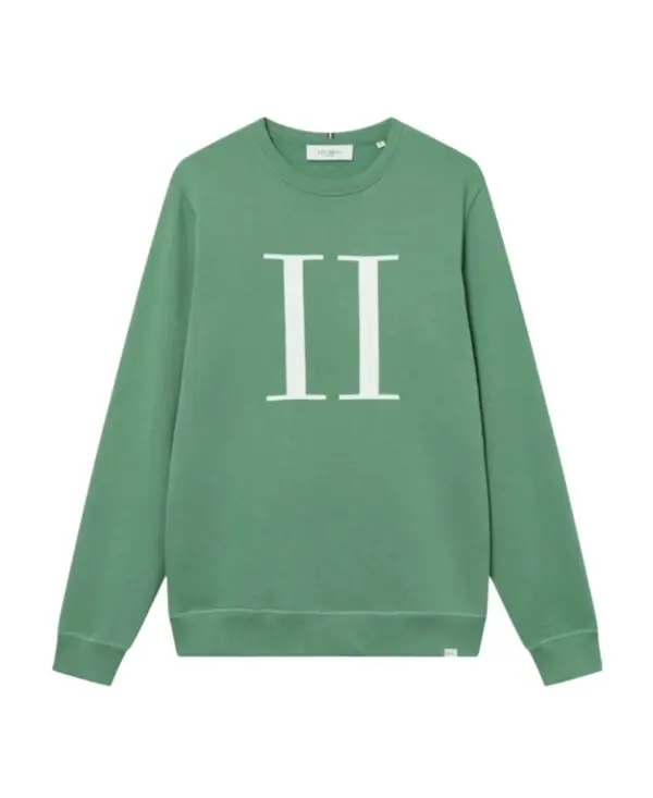 LES DEUX Logo Long-sleeved Sweater - Green