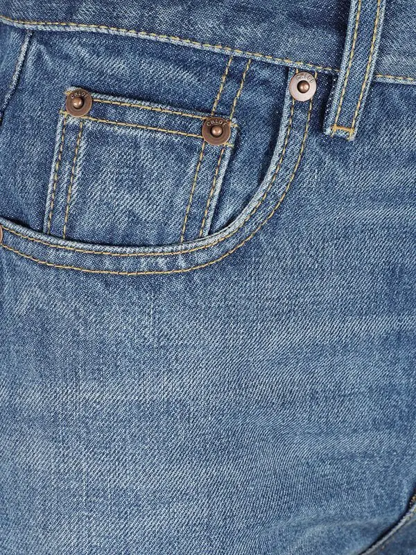 Chloé Logo Patch Straight-leg Jeans
