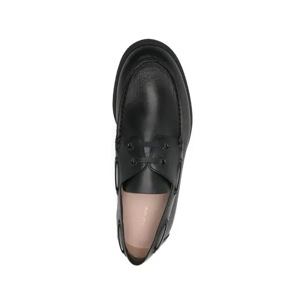 THE ROW Lace-up Boat Shoe