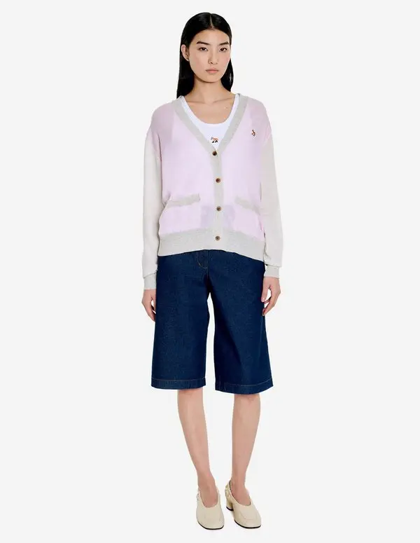 Maison Kitsuné Logo-appliqué Cardigan