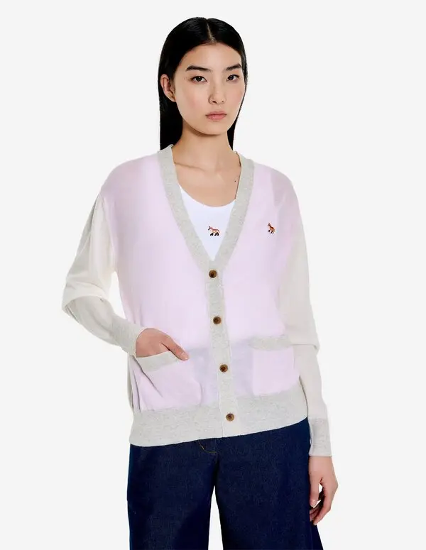 Maison Kitsuné Logo-appliqué Cardigan