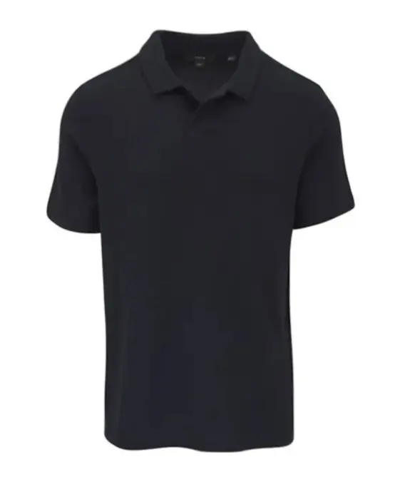 Vince Textured Polo Shirt - Dark Blue