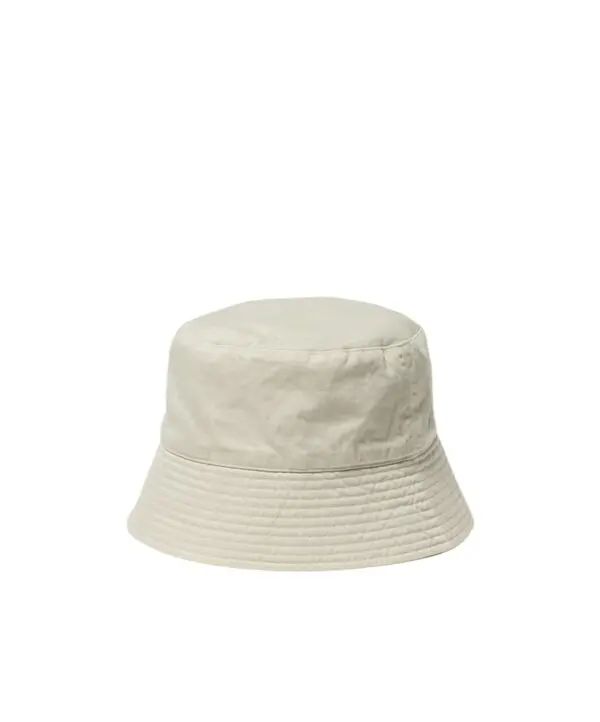 Auralee Flat-topped Fisherman's Hat - Ivory