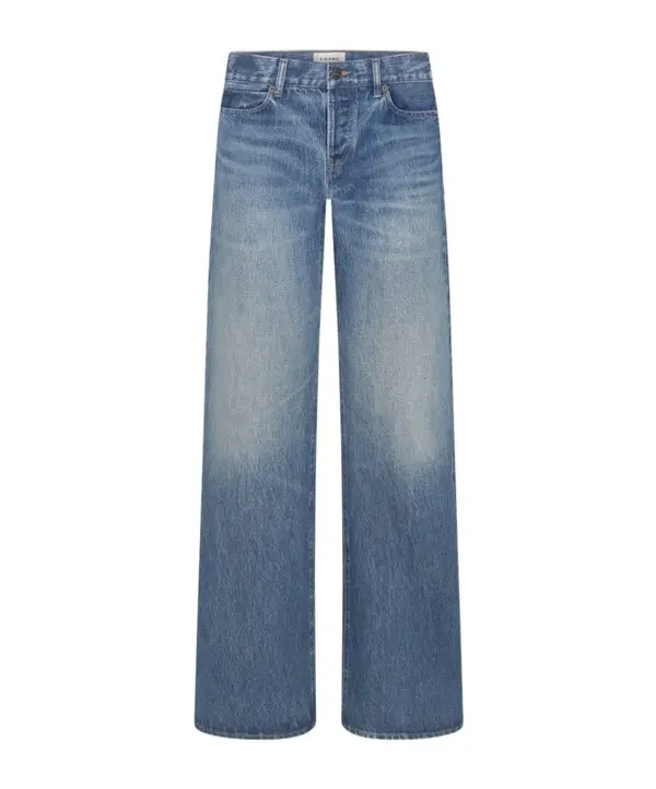 FRAME High-rise Wide-leg Jeans - Rapture