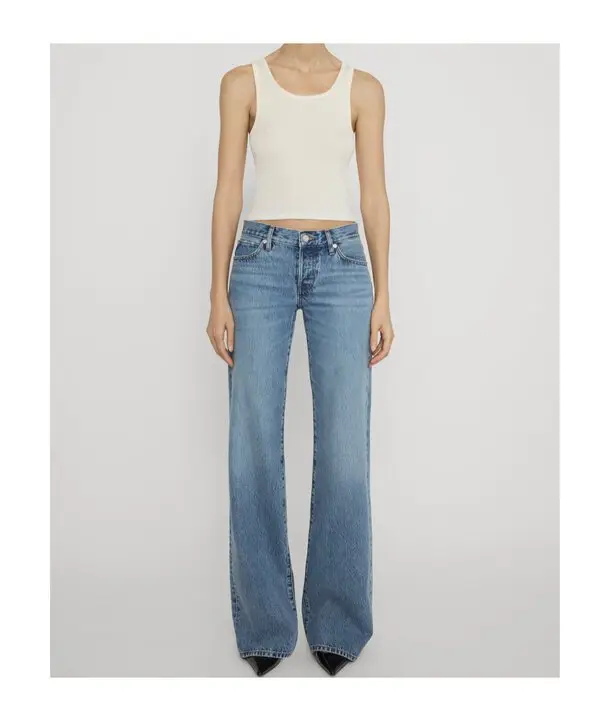 FRAME High-rise Wide-leg Jeans - Rapture