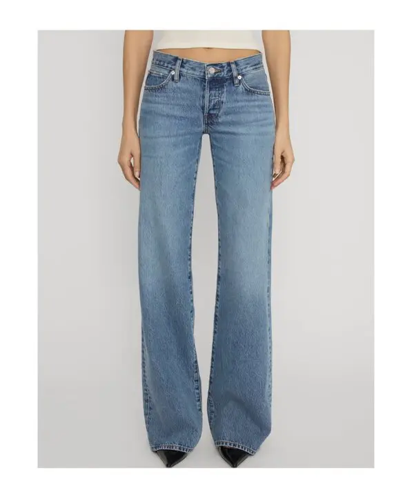 FRAME High-rise Wide-leg Jeans - Rapture