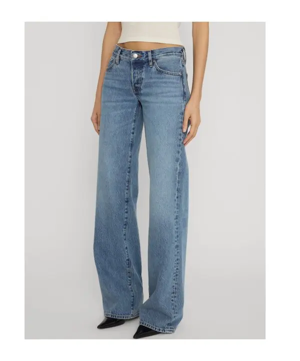 FRAME High-rise Wide-leg Jeans - Rapture