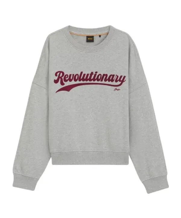 Hugo Boss Long-sleeve Sweatshirt - Light Gray