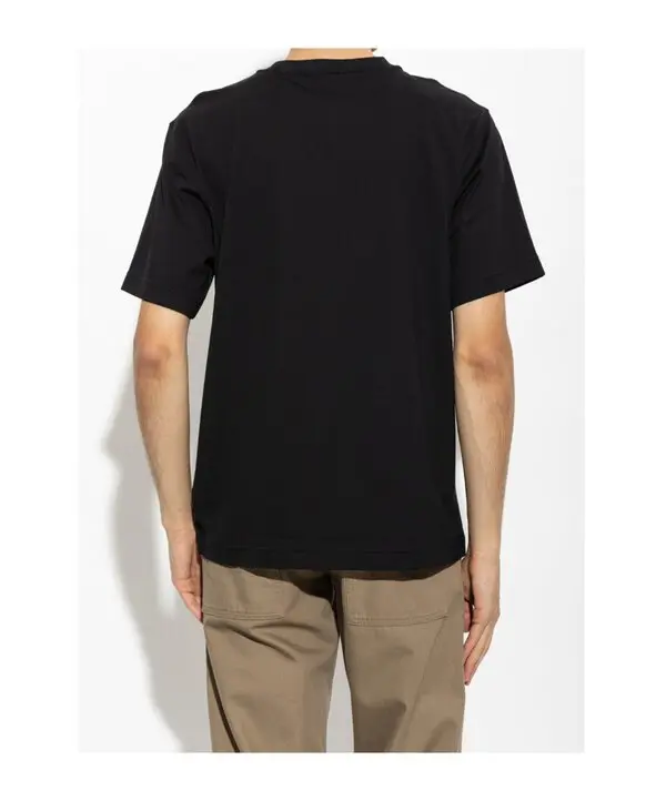 Burberry Logo Embroidered Three-pack T-shirt - Gray/black/white