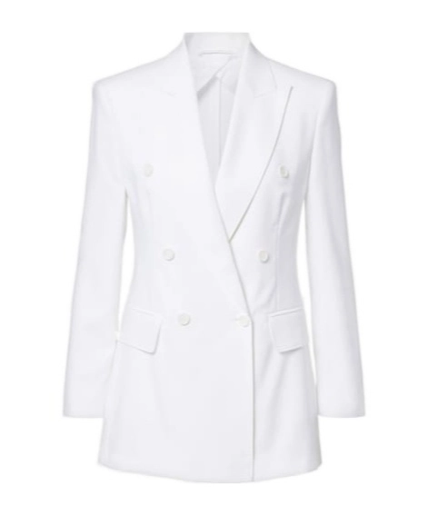Max Mara Cotton Blazer - White