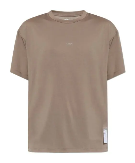 Satisfy Auralite Logo-print T-shirt - Brown