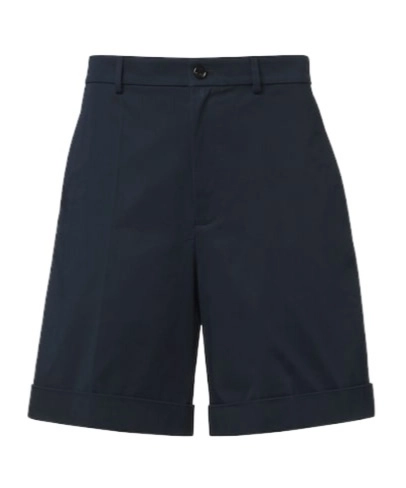 Valentino Garavani Cotton Bermuda Shorts - Blue