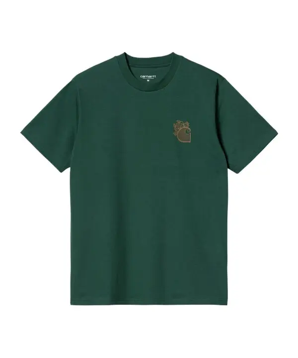 Carhartt Work In Progress T-shirt With Round Neck And Short Sleeves - Green