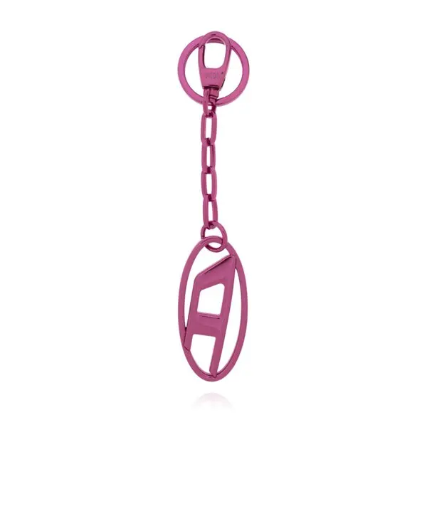 DIESEL® Oval D Metallic Keyring