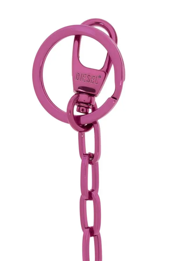 DIESEL® Oval D Metallic Keyring