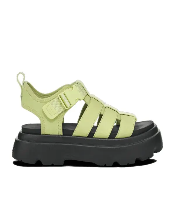 UGG Cora Leather Sandals - Black