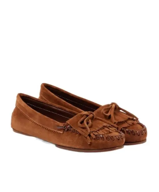 Paris Texas Indiana Suede Loafers - Brown