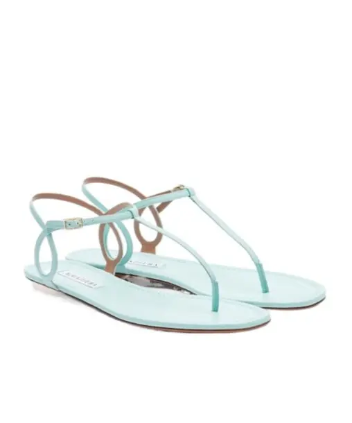 AQUAZZURA Handmade Simple Sandals - Blue