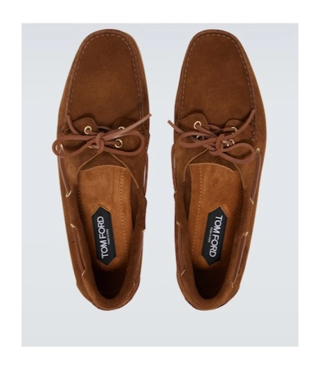 TOM FORD Robin Suede Boat Shoes
